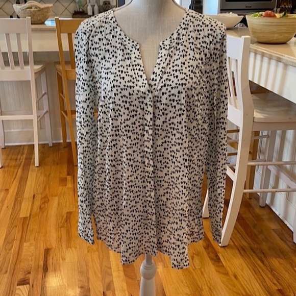 Eddie Bauer | Tops | Eddie Bauer Outlet Black And White Tree Pattern ...